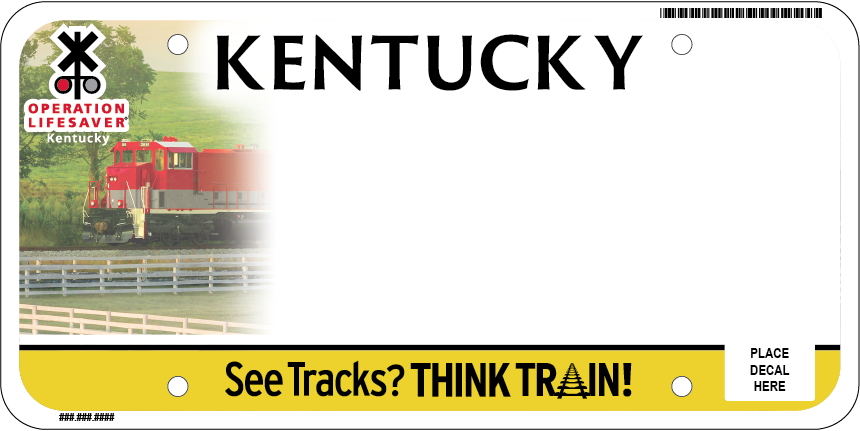 Support Rail Safety with a New Kentucky Operation Lifesaver License Plate | R. J. Corman ...